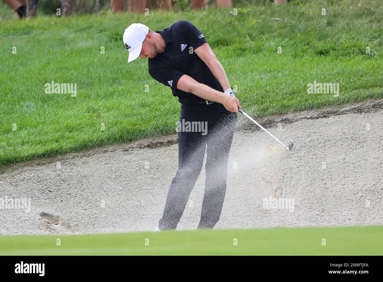 JERSEY CITY, NJ - AUGUST 21: Daniel Berger of the United States hits ...