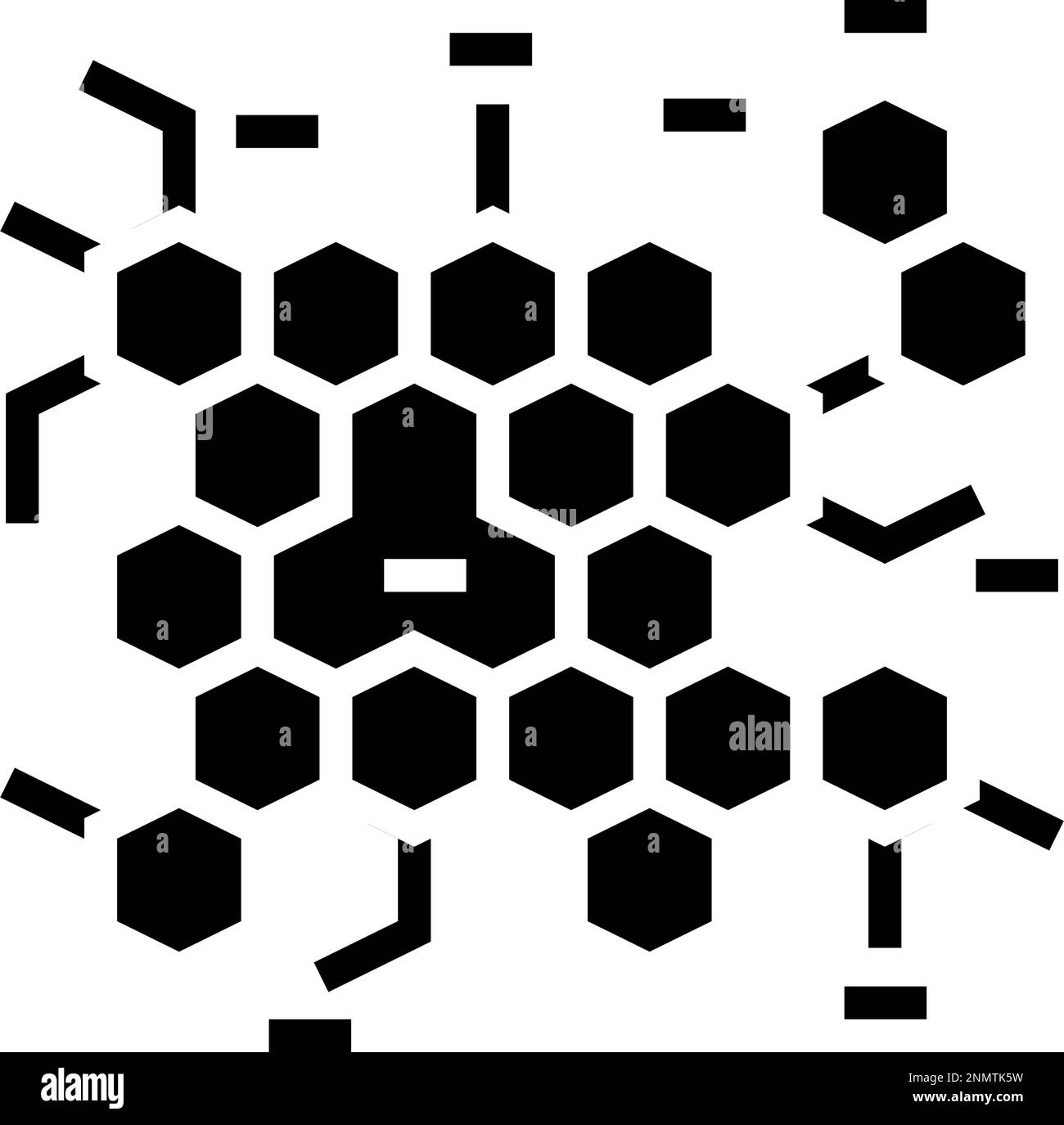 microbiology molecular structure glyph icon vector illustration Stock ...