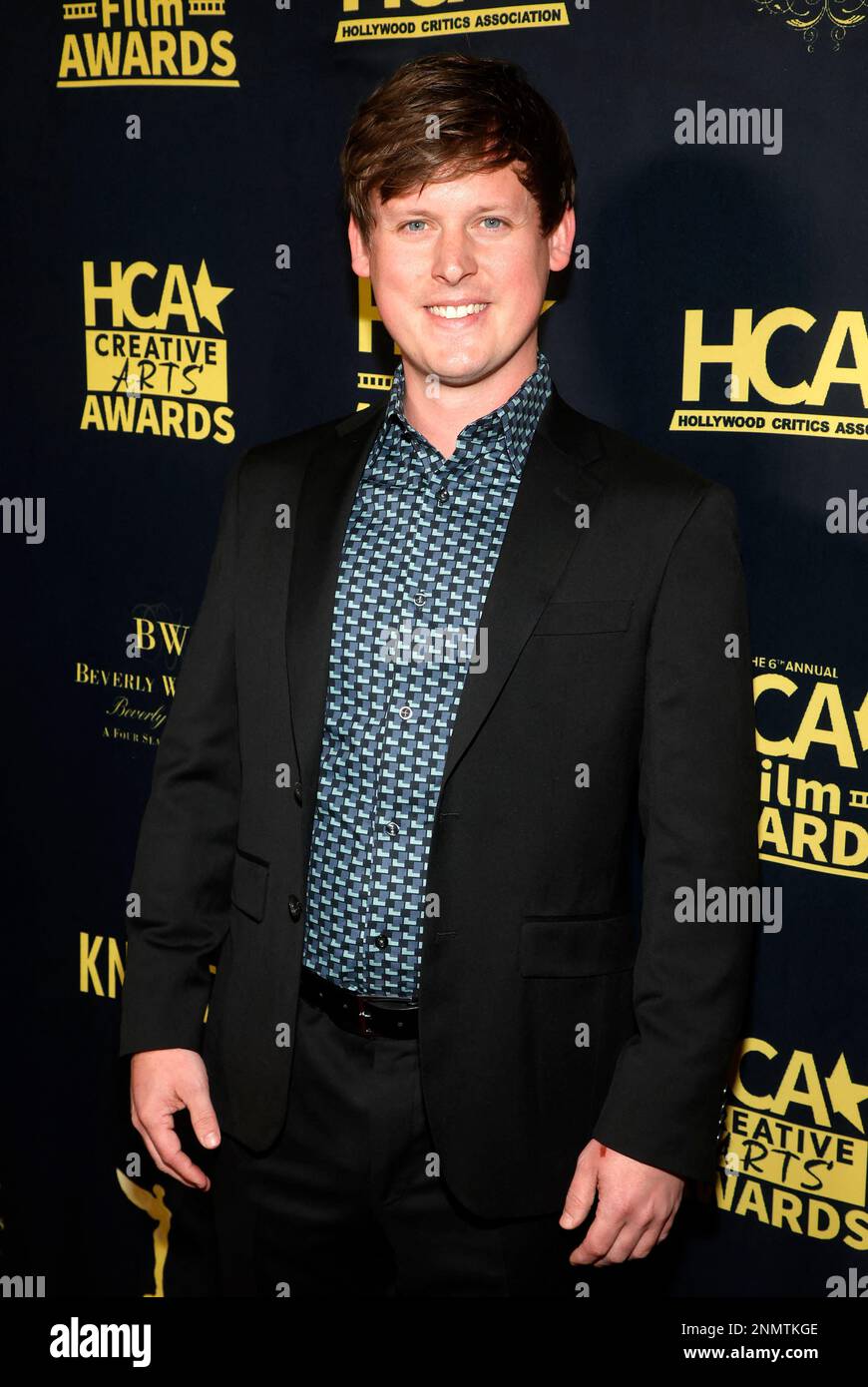 Jake McLean, at Hollywood Critics Association's 2023 HCA Film Awards at ...
