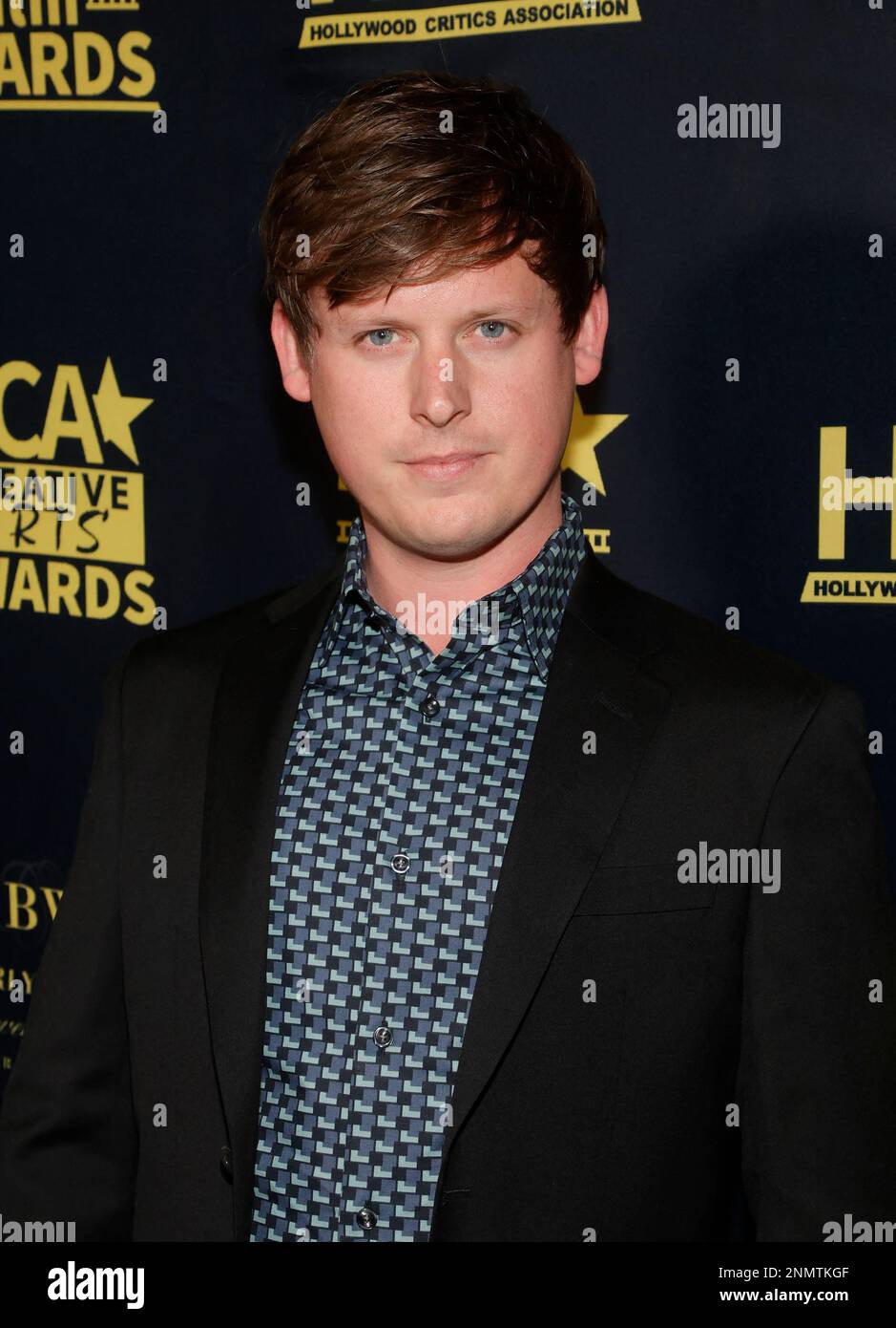 Jake McLean, at Hollywood Critics Association's 2023 HCA Film Awards at ...