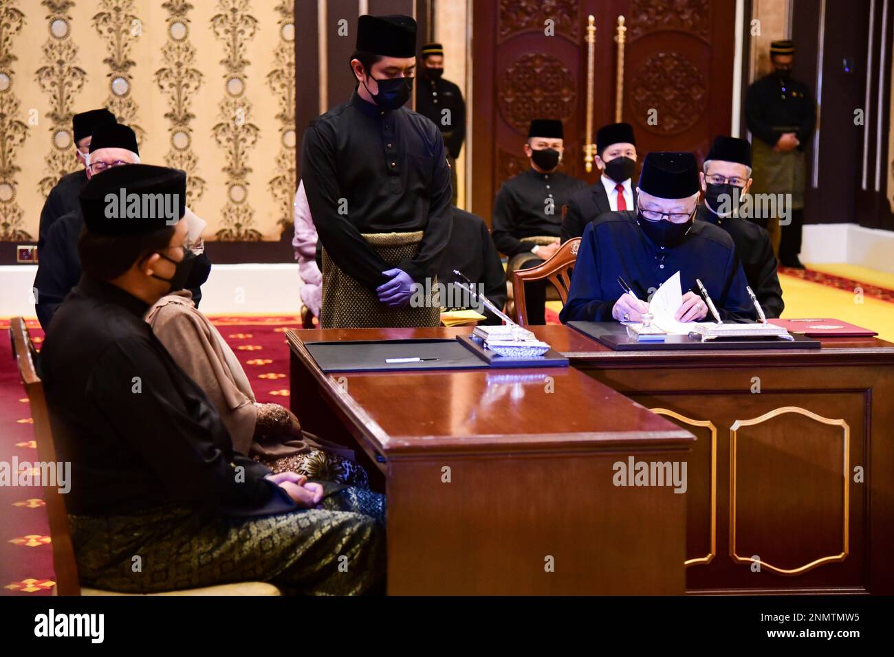 In this photo released by Malaysia’s Department of Information ...