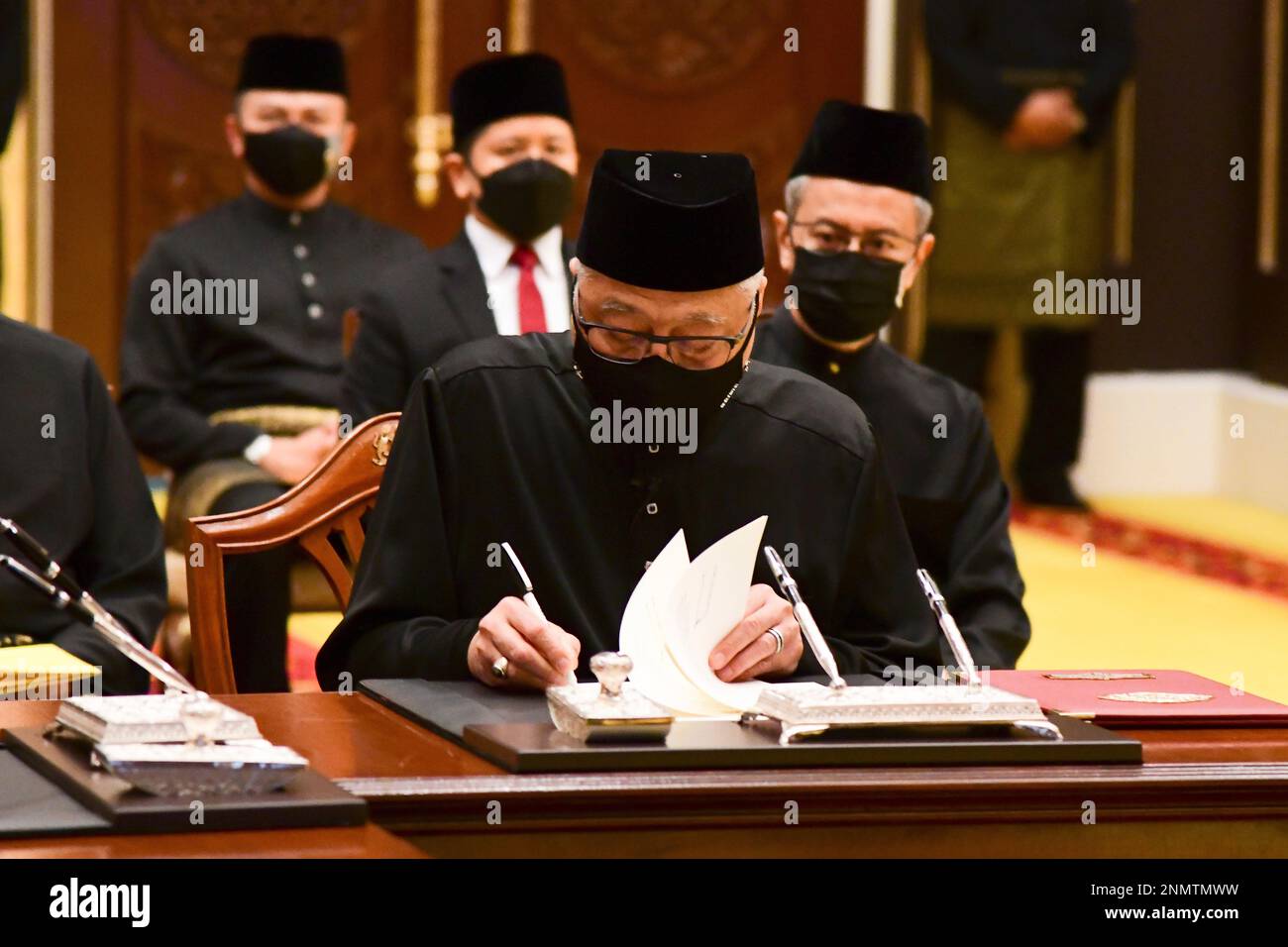 In this photo released by Malaysia’s Department of Information ...