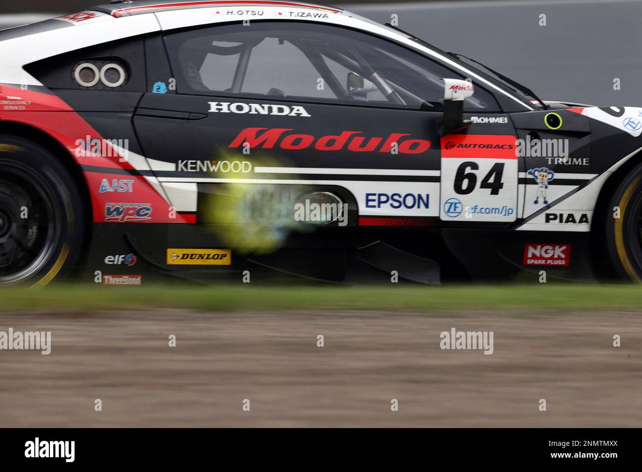 Drivers Takuya Izawa, and Hiroki Otsu, of Modulo NSX-GT Modulo Nakajima ...