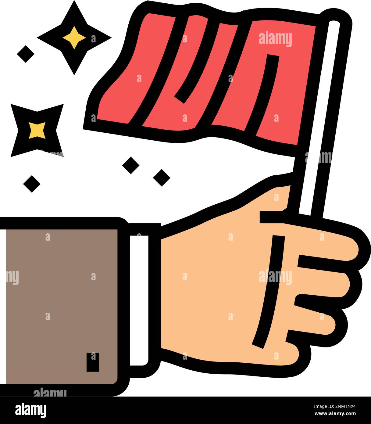 take initiative business color icon vector illustration Stock Vector ...