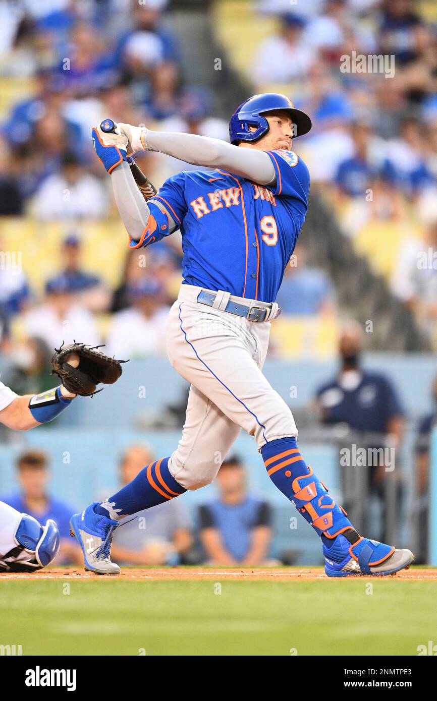 LOS ANGELES, CA - AUGUST 19: New York Mets center fielder Brandon Nimmo ...