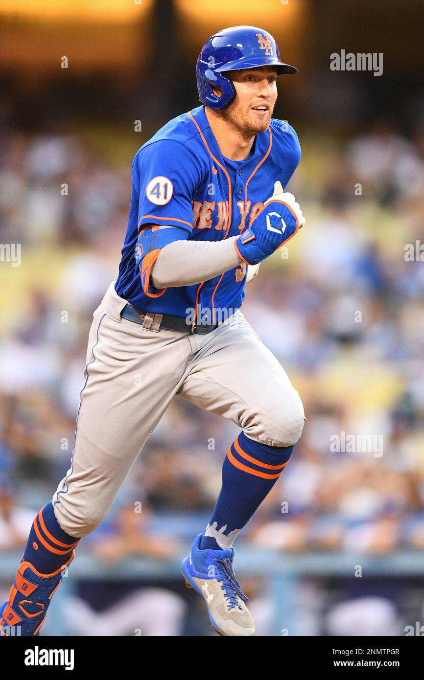 LOS ANGELES, CA - AUGUST 19: New York Mets center fielder Brandon Nimmo ...
