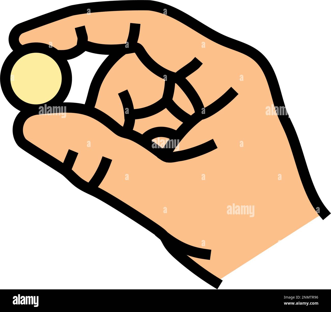 save coin hand color icon vector illustration Stock Vector Image & Art ...