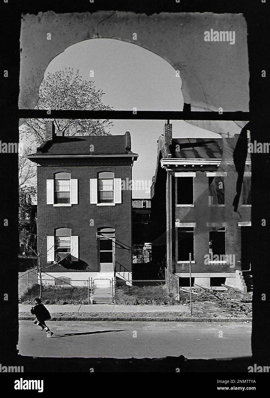 In this 1973 photo is 2807 Stoddard Street, left, in the Jeff-Vander ...