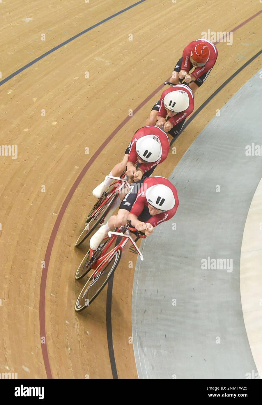 Jakarta, Indonesia. 24th Feb, 2023. Team Denmark compete during the men ...