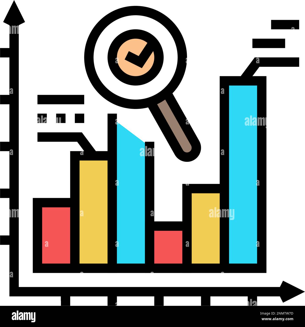 review progress color icon vector illustration Stock Vector Image & Art ...