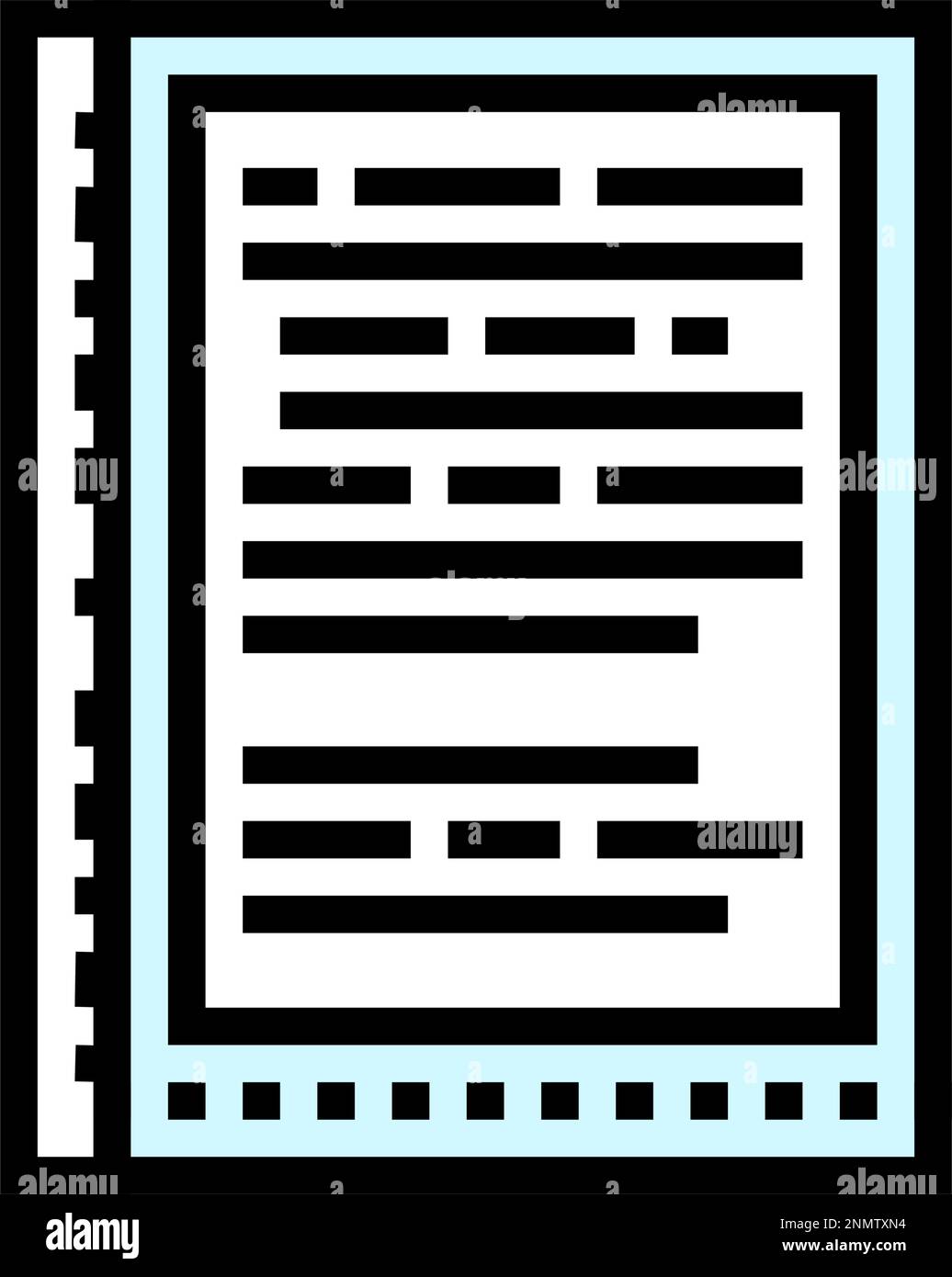 page document file color icon vector illustration Stock Vector Image ...