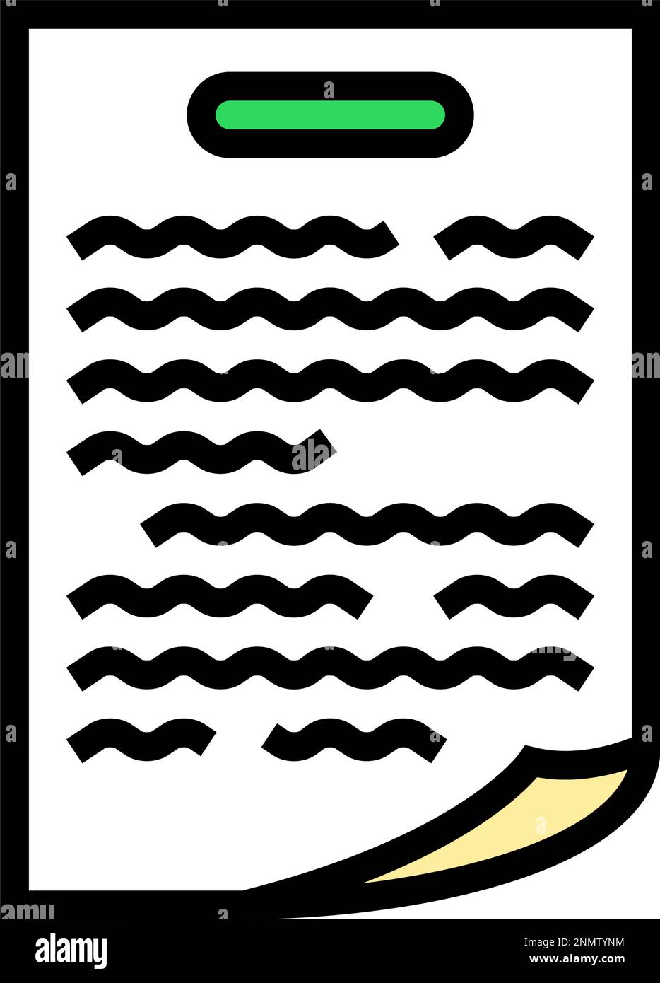 paper document file color icon vector illustration Stock Vector Image ...