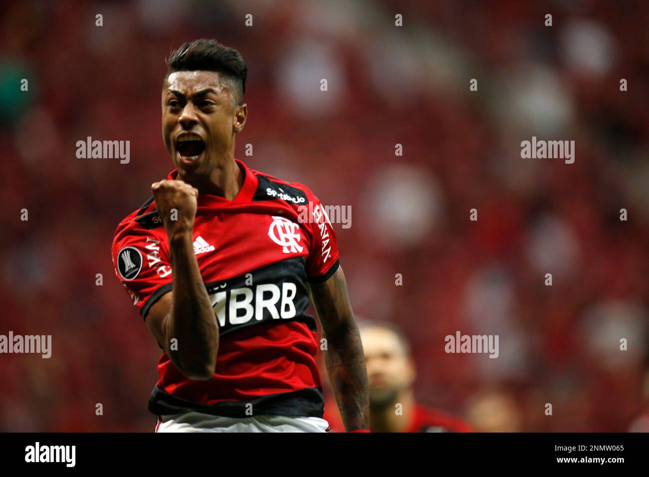 Bruno Henrique of Brazil's Flamengo celebrates scoring his side's ...