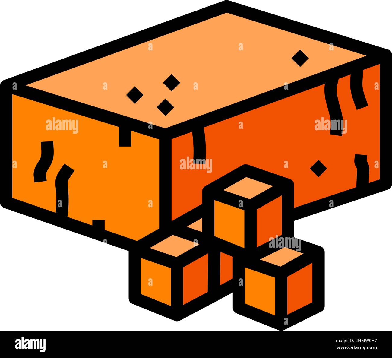 cheddar cheese food slice color icon vector illustration Stock Vector ...