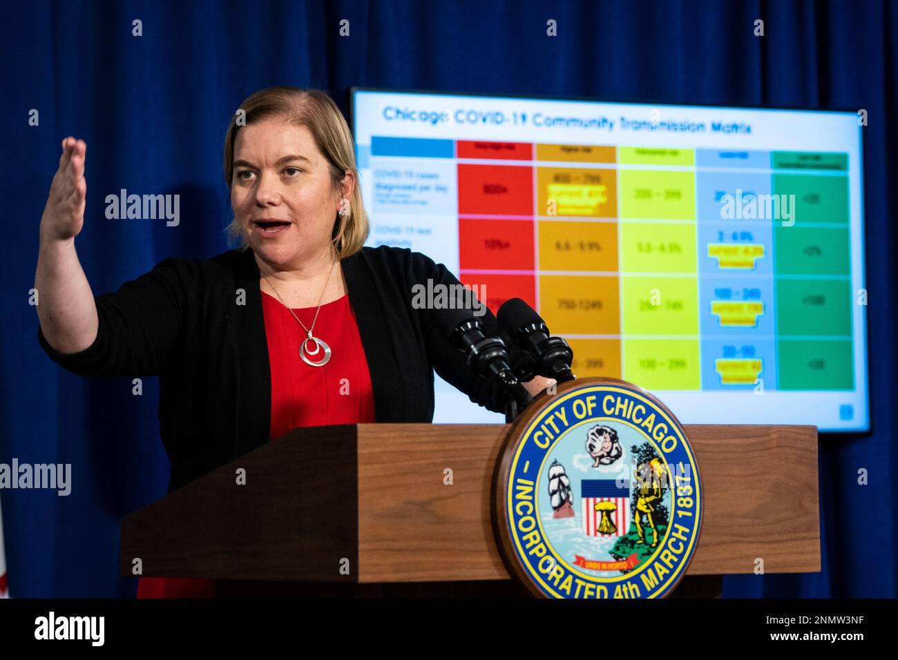 Dr. Allison Arwady, commissioner of the Chicago Department of Public ...