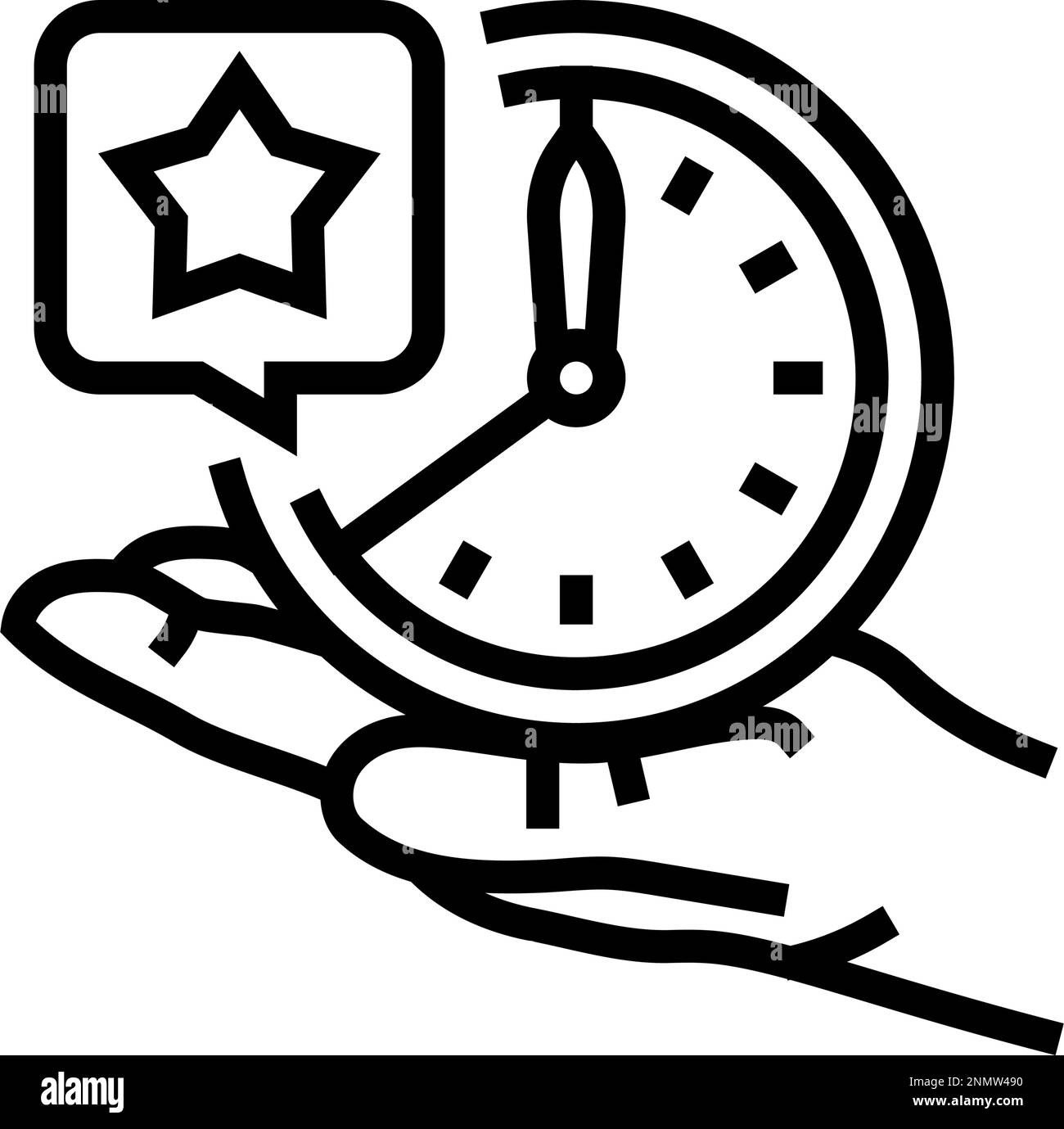 keep time line icon vector illustration Stock Vector Image & Art - Alamy
