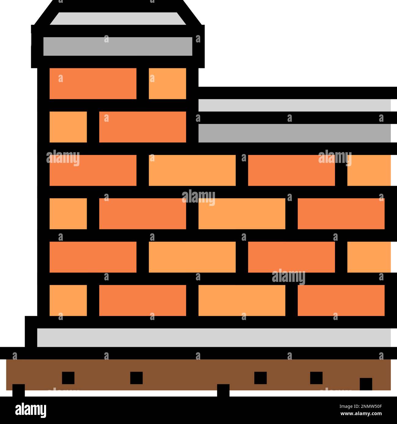 Wall coping Stock Vector Images - Alamy