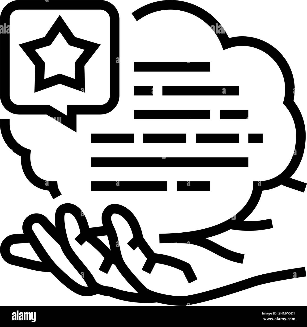 demonstrate good communication skills line icon vector illustration ...
