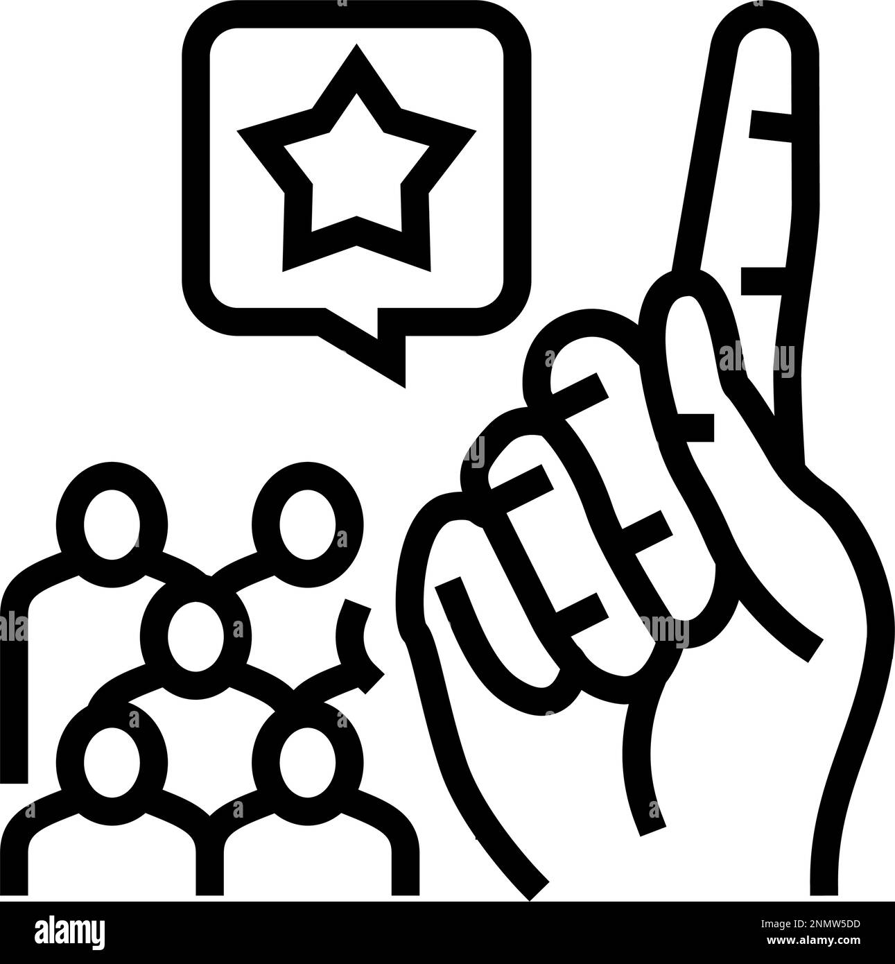 engage appropriate workplace conversations line icon vector ...