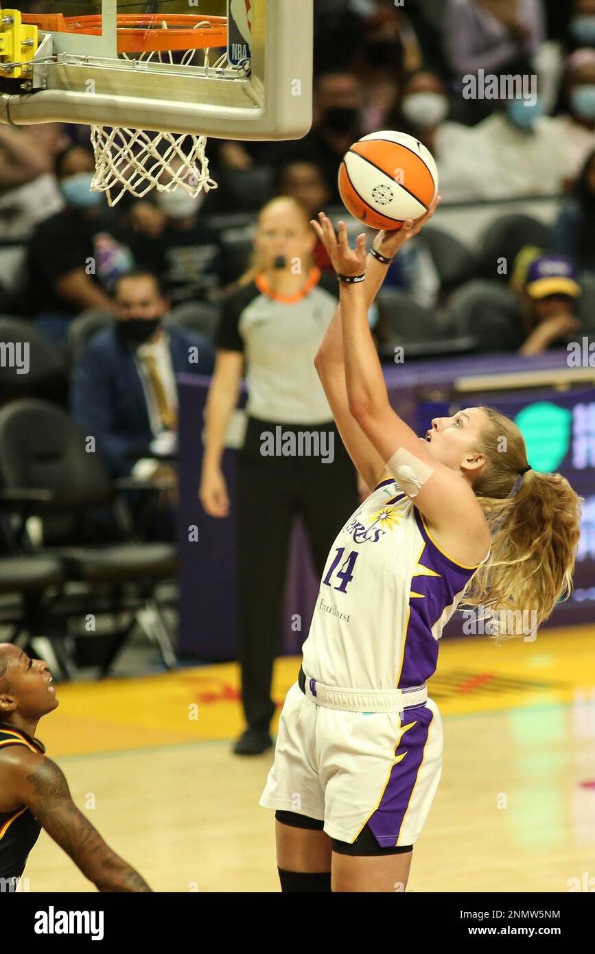 LOS ANGELES, CA - AUGUST 15: Los Angeles Sparks Lauren Cox during the ...