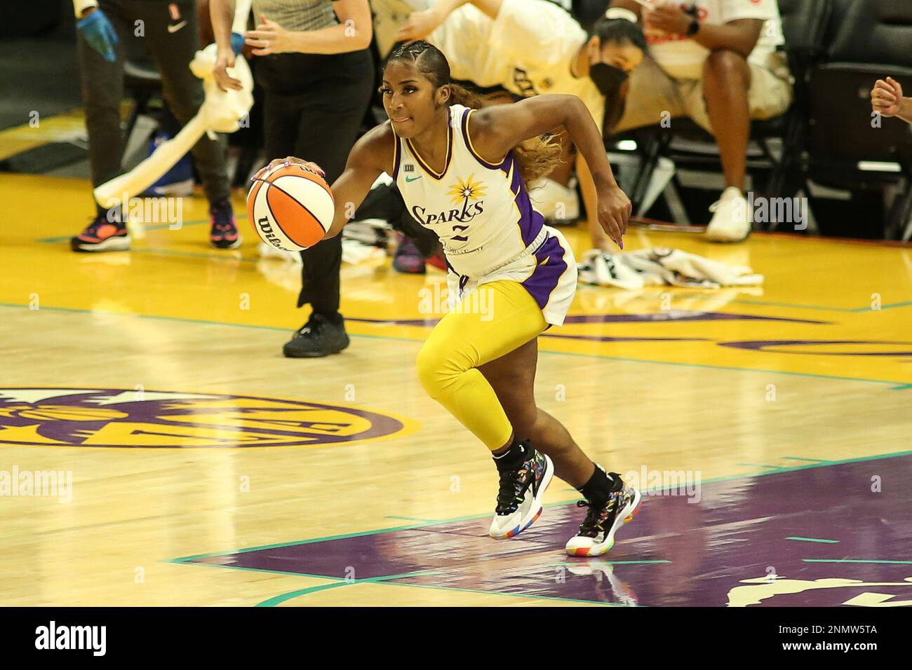 LOS ANGELES, CA - AUGUST 15: Los Angeles Sparks guard Te'a Cooper (2 ...