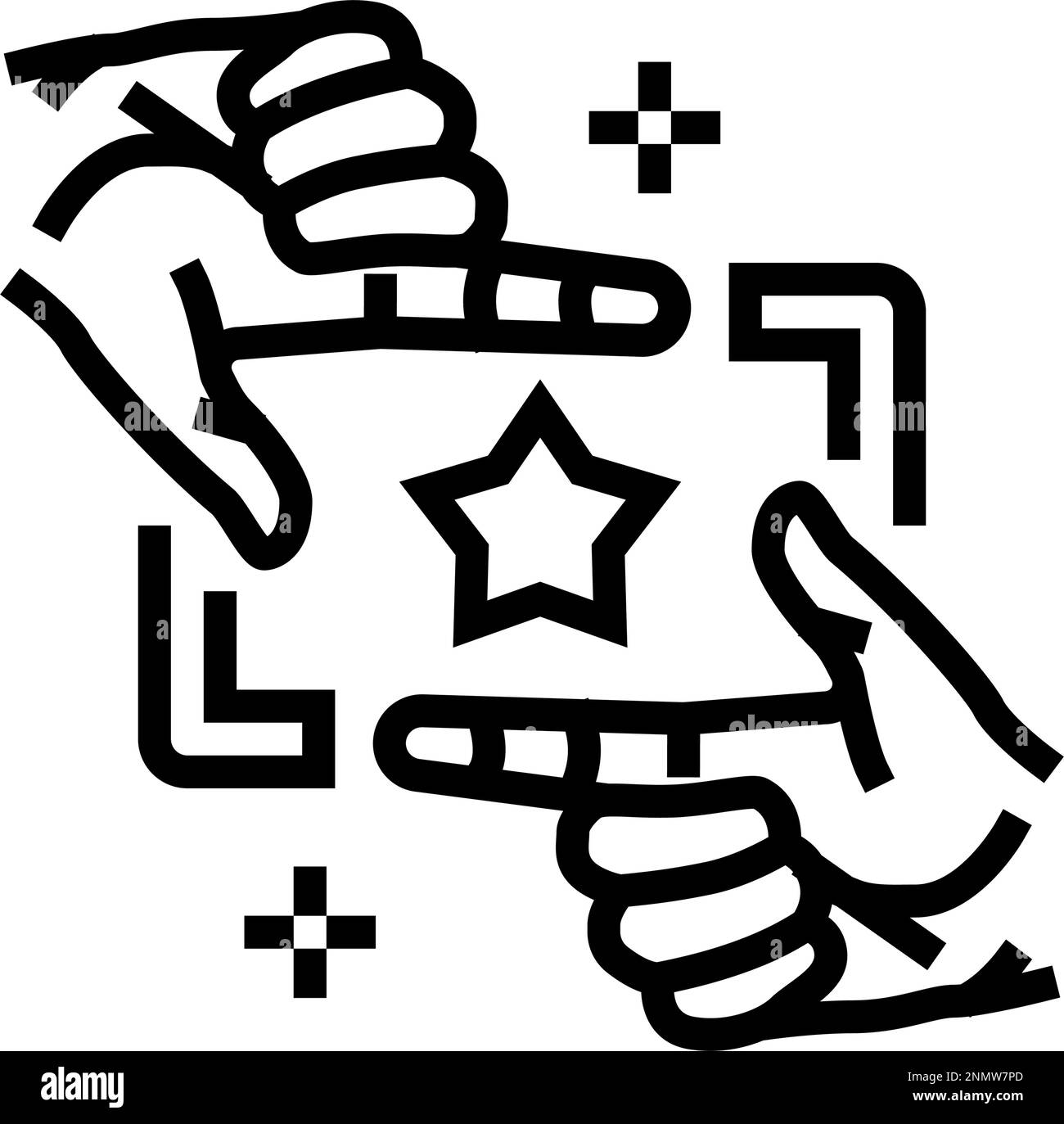 maintain focus line icon vector illustration Stock Vector Image & Art ...