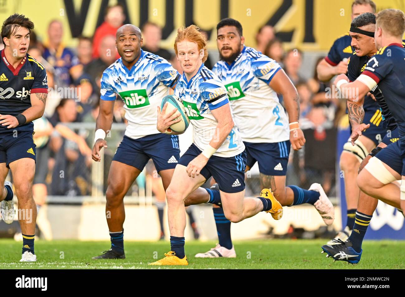 Finlay Christie during the Super Rugby Pacific Round 1 match between ...