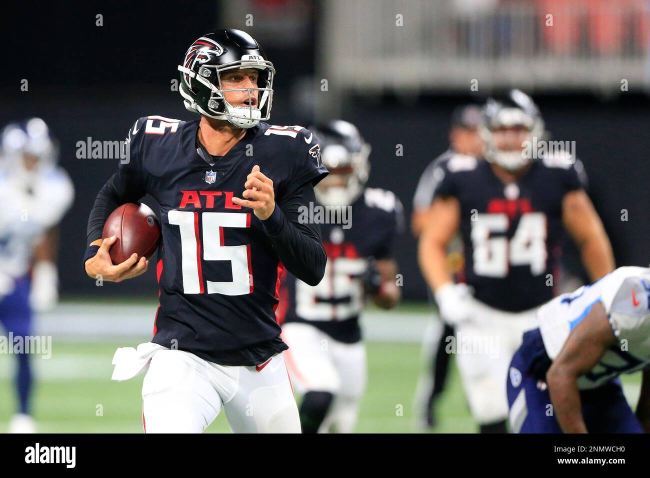 ATLANTA, GA - AUGUST 13: Feleipe Franks (15) of the Atlanta Falcons ...
