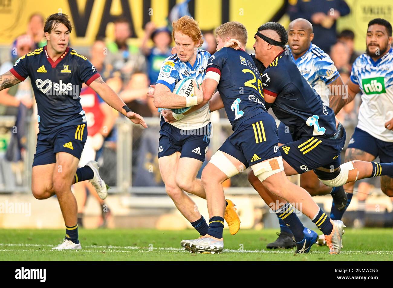 Finlay Christie during the Super Rugby Pacific Round 1 match between ...
