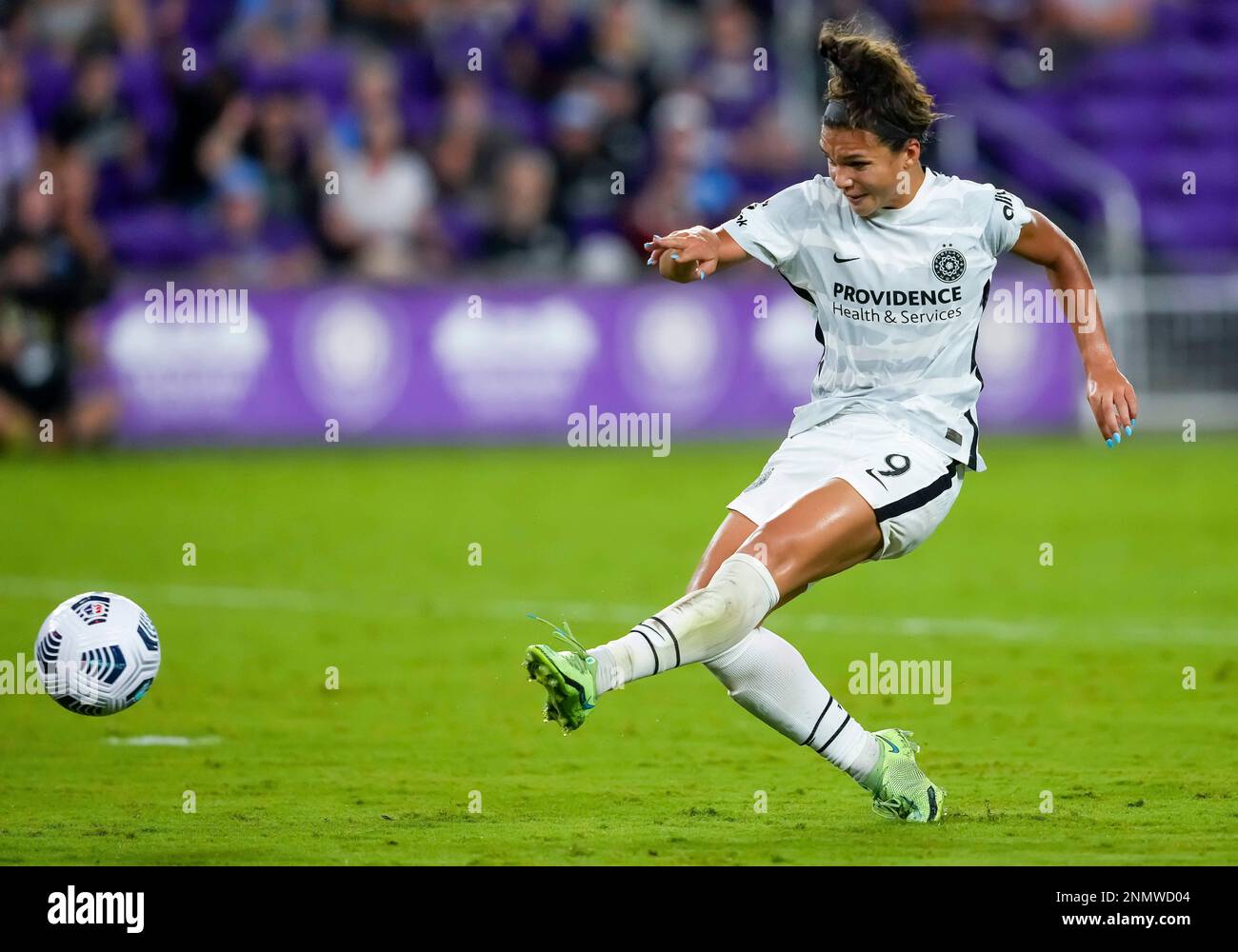 ORLANDO, FL - AUGUST 14: Portland Thorns FC forward Sophia Smith (9 ...