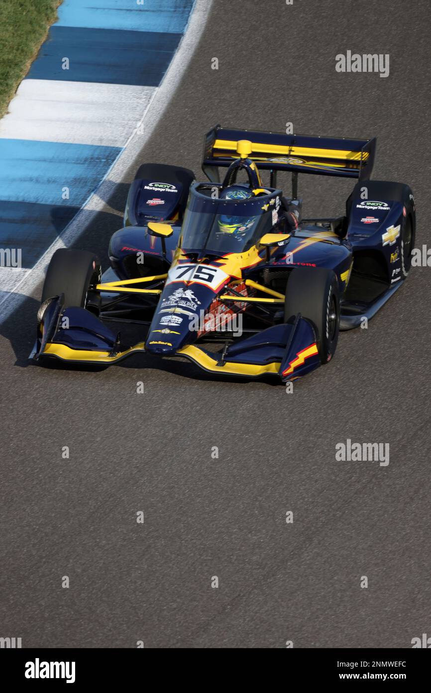 INDIANAPOLIS, IN - AUGUST 13: Indy Car series driver RC Enerson (75 ...