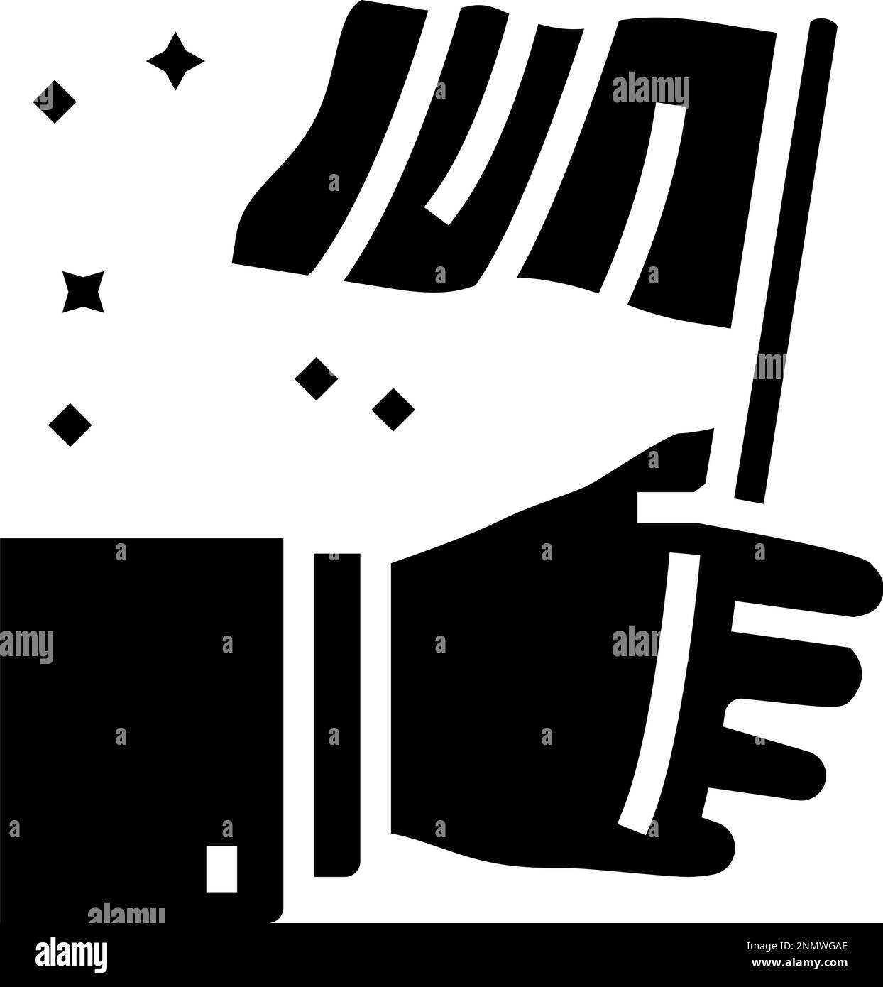 take initiative business glyph icon vector illustration Stock Vector ...