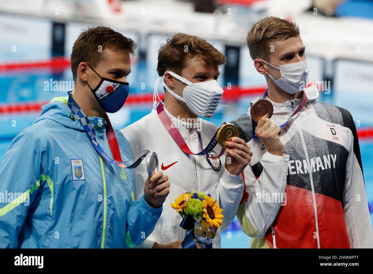 August 1, 2021, Tokyo, Kanto, Japan: From left Mykhailo Romanchuk (UKR ...