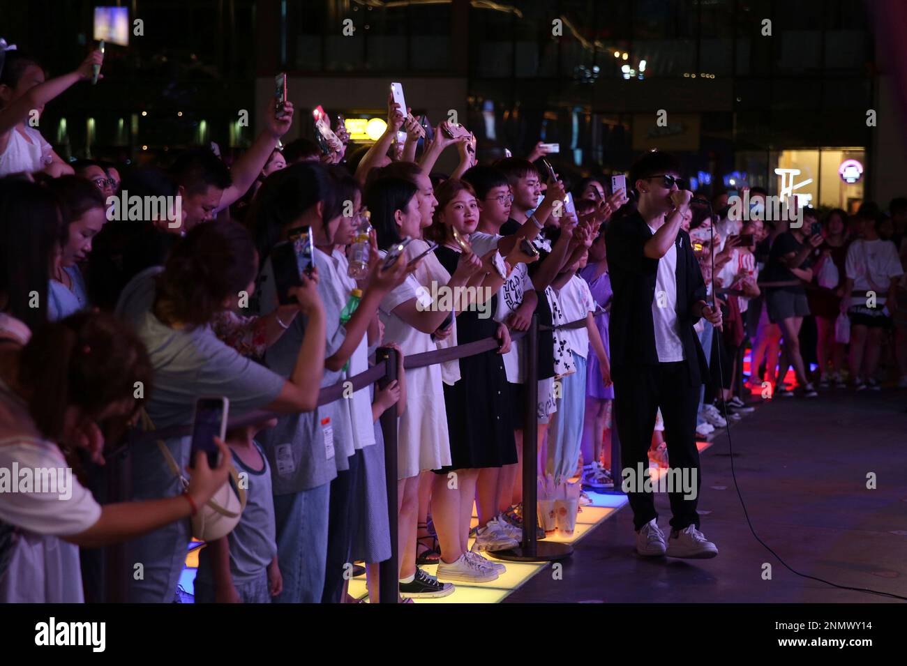 A picture taken on Aug. 21, 2021 shows Datang Everbright City in Xi'an ...