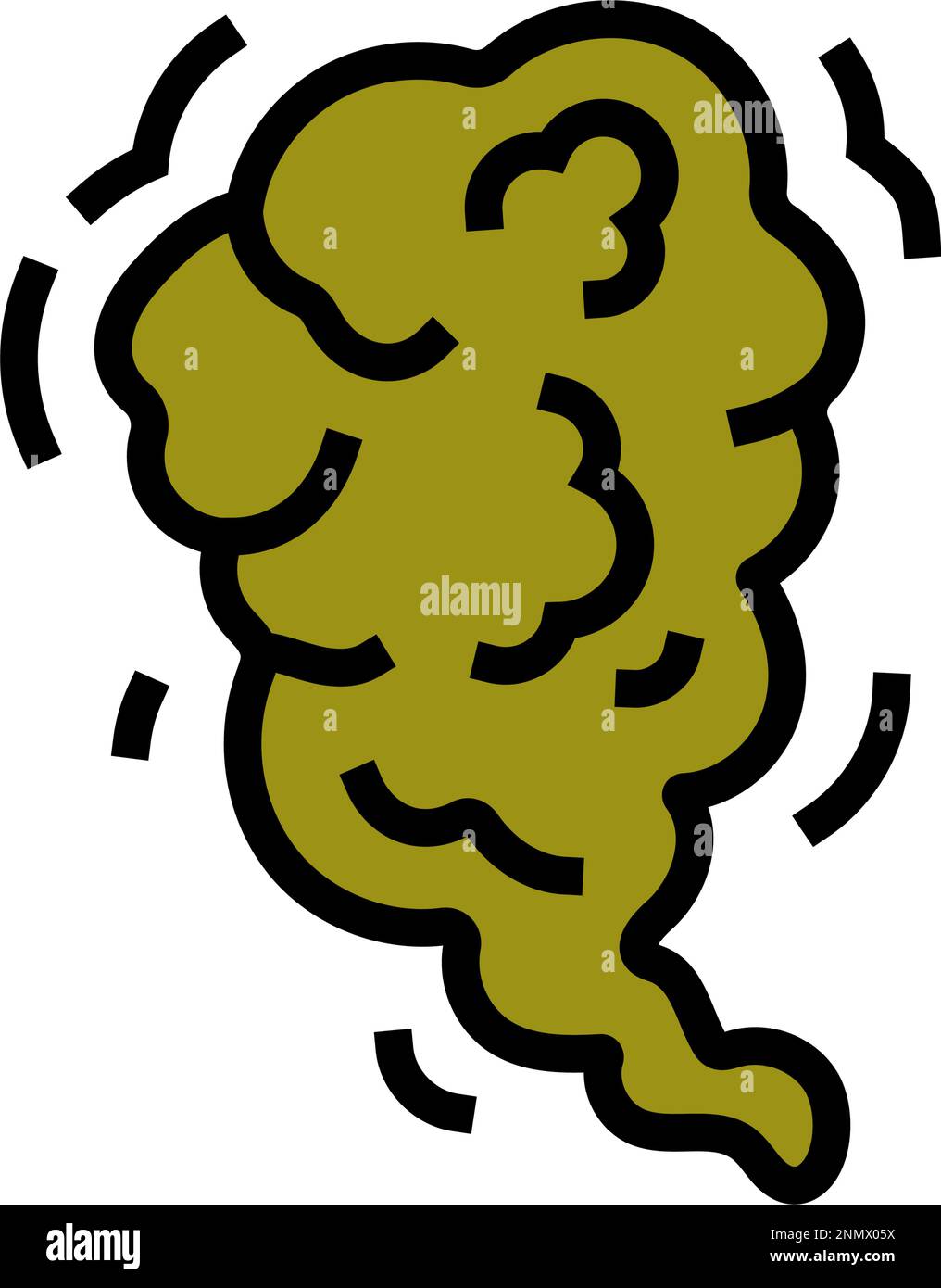 stink smell color icon vector illustration Stock Vector Image & Art - Alamy