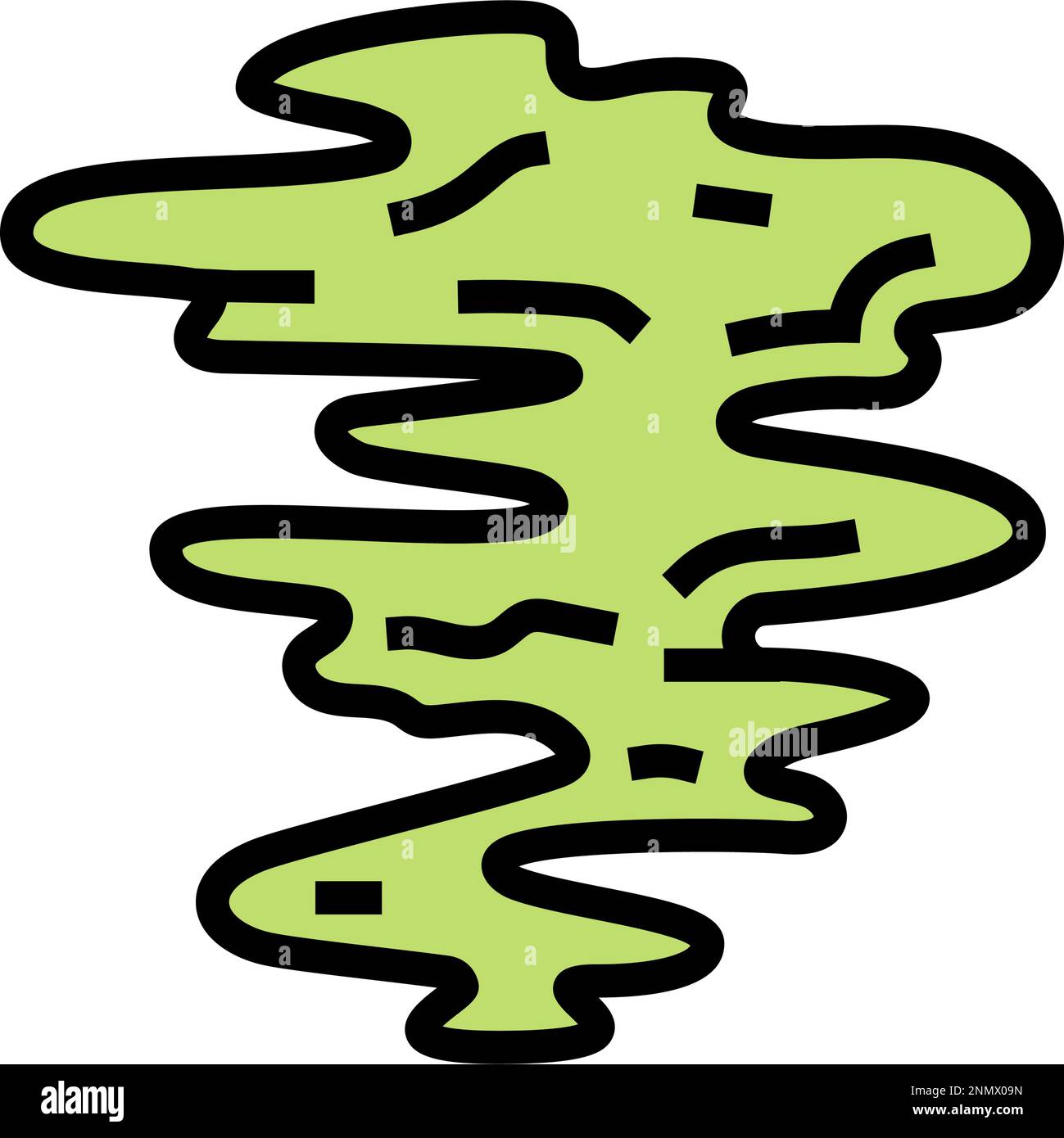 stench smell color icon vector illustration Stock Vector Image & Art ...