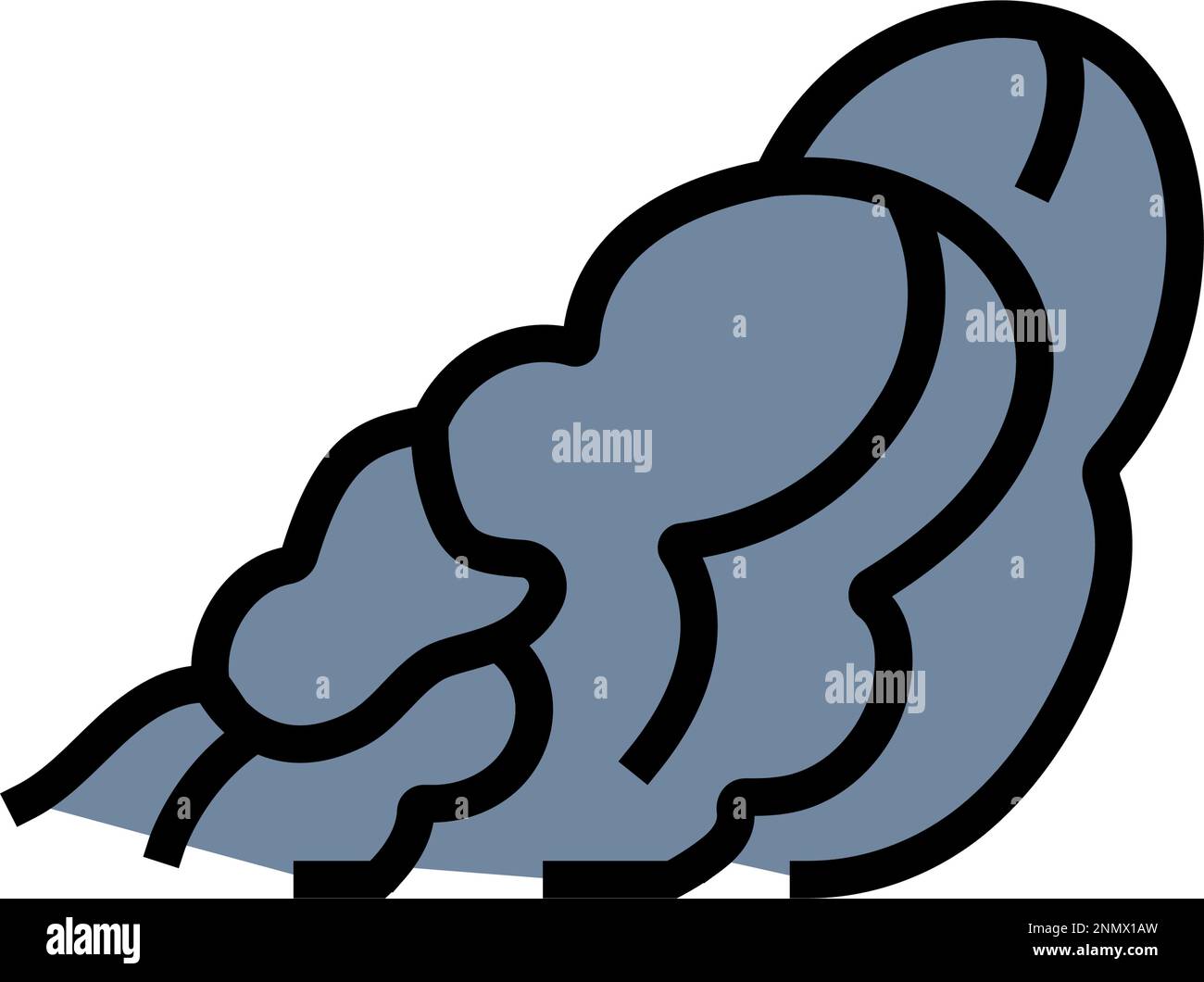 gas smell color icon vector illustration Stock Vector Image & Art - Alamy