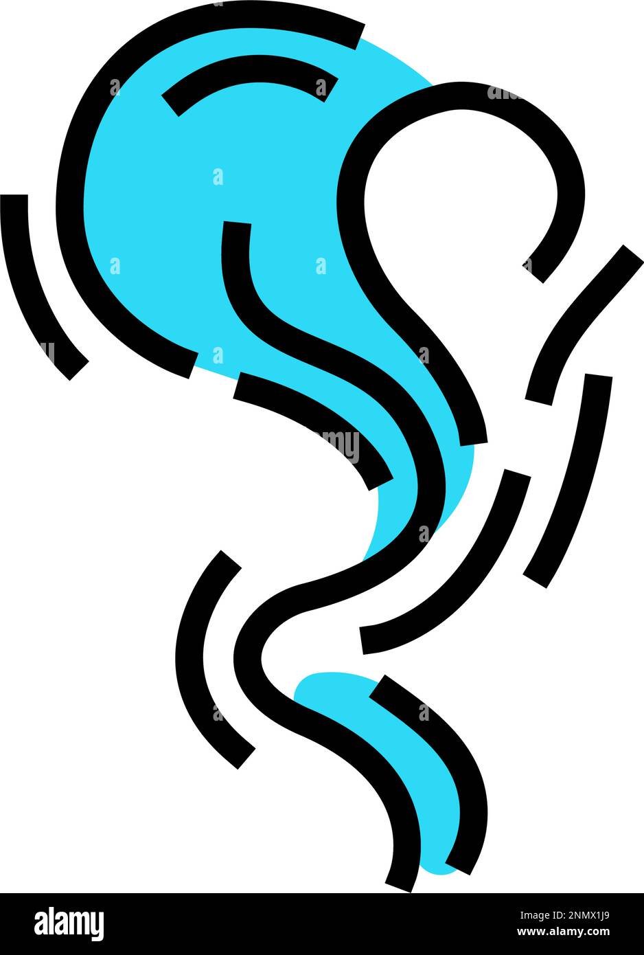 fume smell color icon vector illustration Stock Vector Image & Art - Alamy