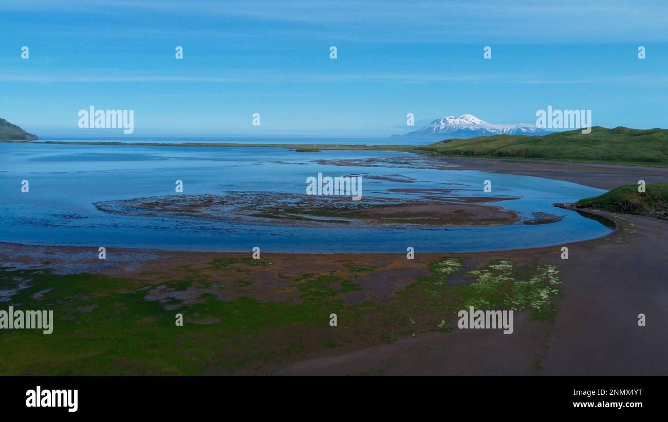 This photograph taken July 8, 2021, shows Clam Lagoon, located on the ...