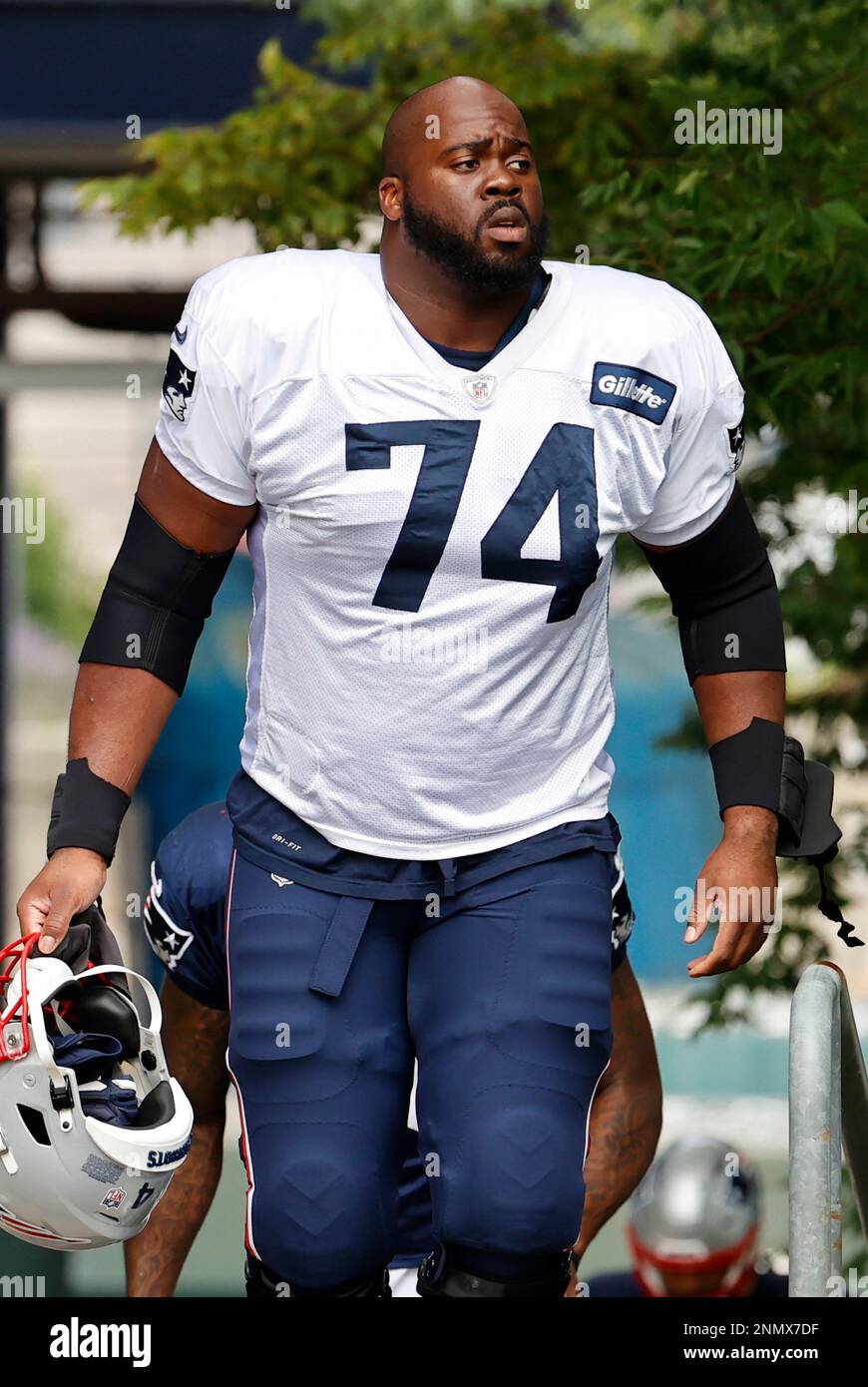 FOXBOROUGH, MA - AUGUST 08: New England Patriots offensive tackle Korey ...
