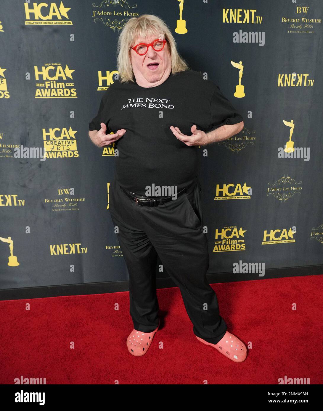 Bruce Vilanch arrives at the 2023 HCA Film Awards held at the Beverly ...