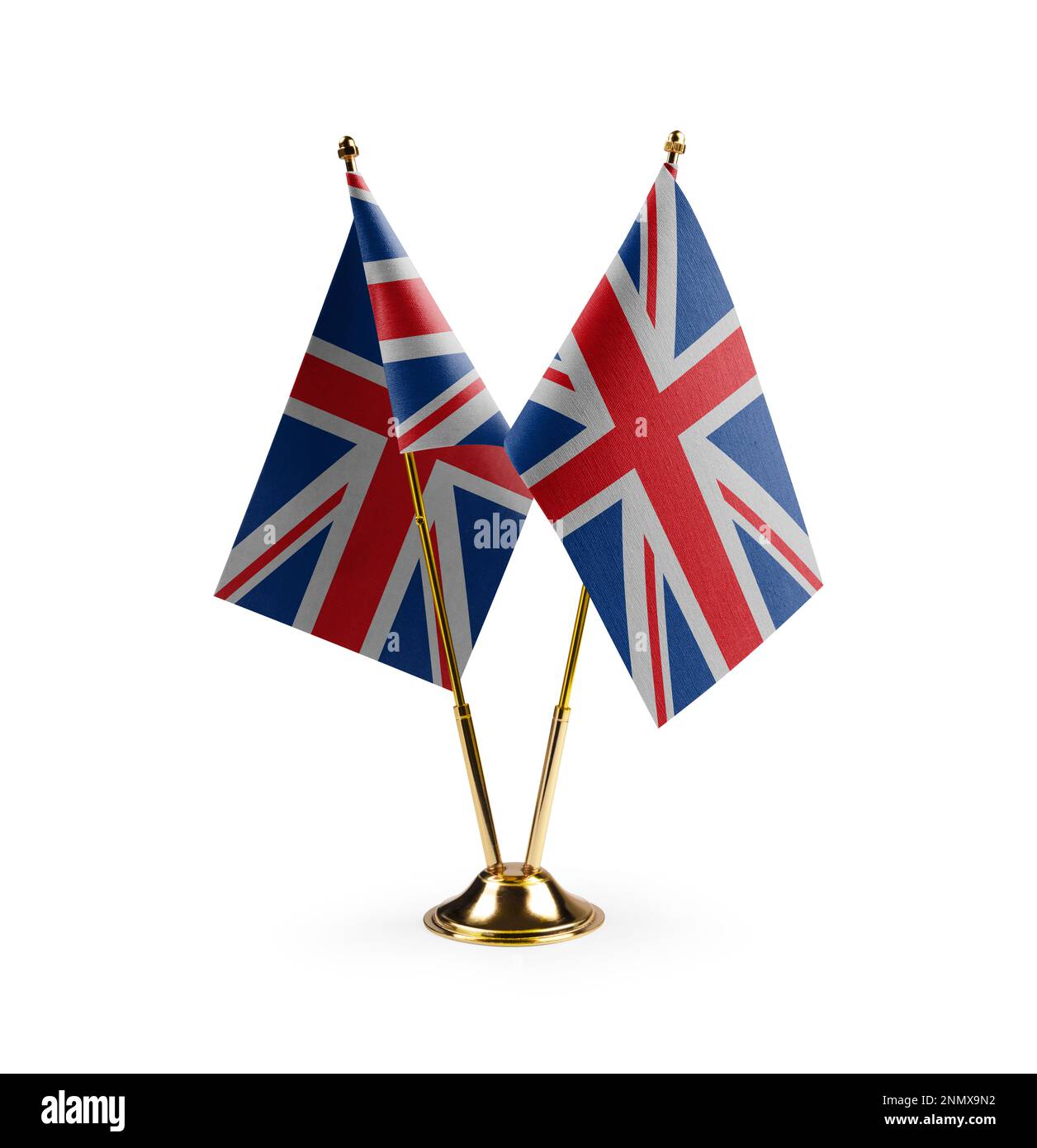 Small national flags of the United Kingdom on a white background Stock ...