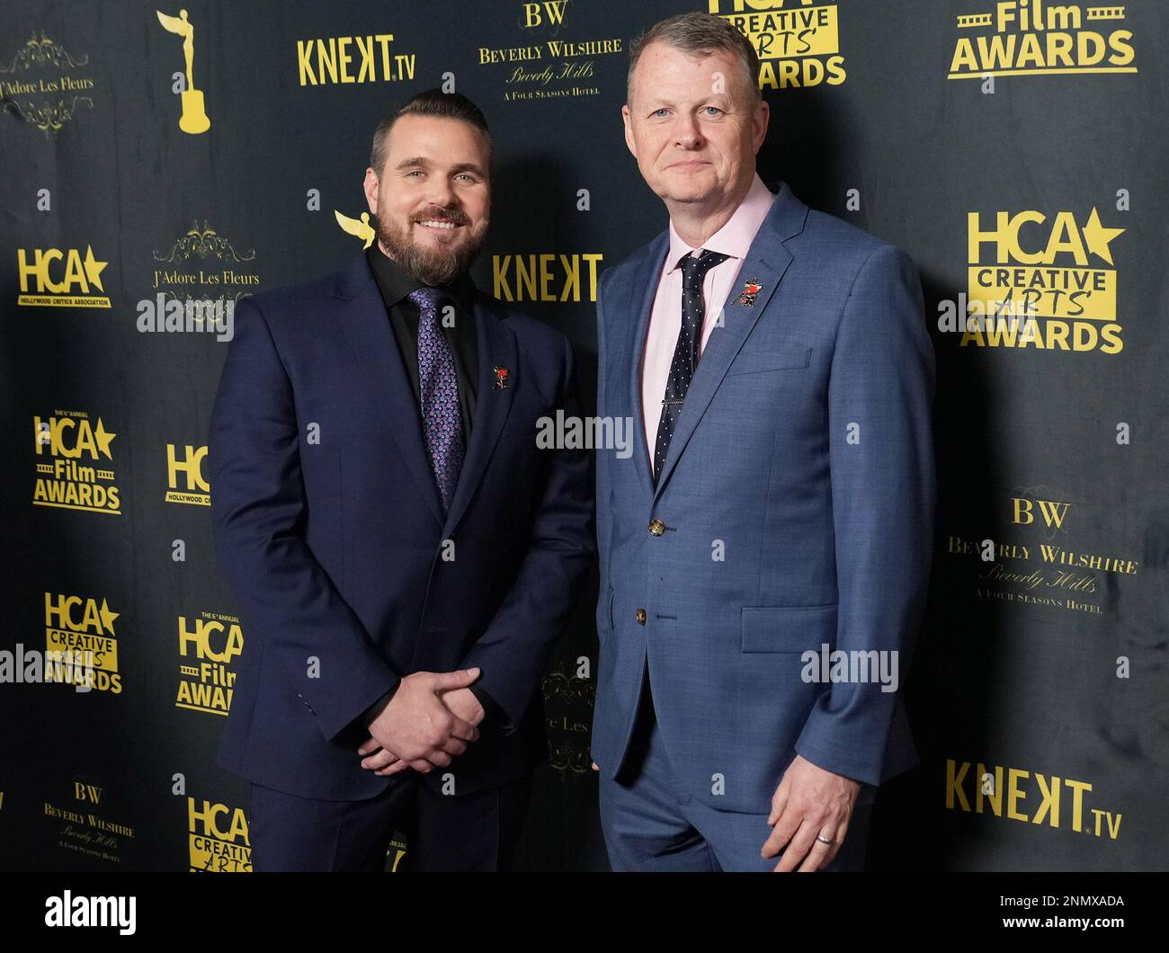 Los Angeles, USA. 24th Feb, 2023. (L-R) Joel Crawford and Mark Swift ...