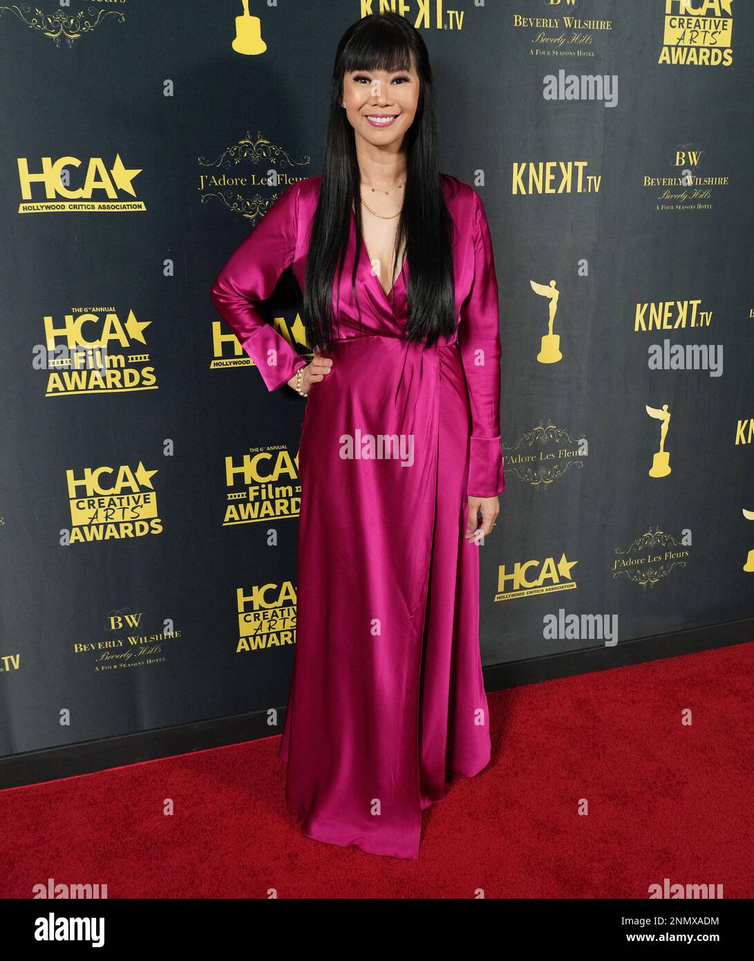 Los Angeles, USA. 24th Feb, 2023. Kiyra Lynn arrives at the 2023 HCA ...