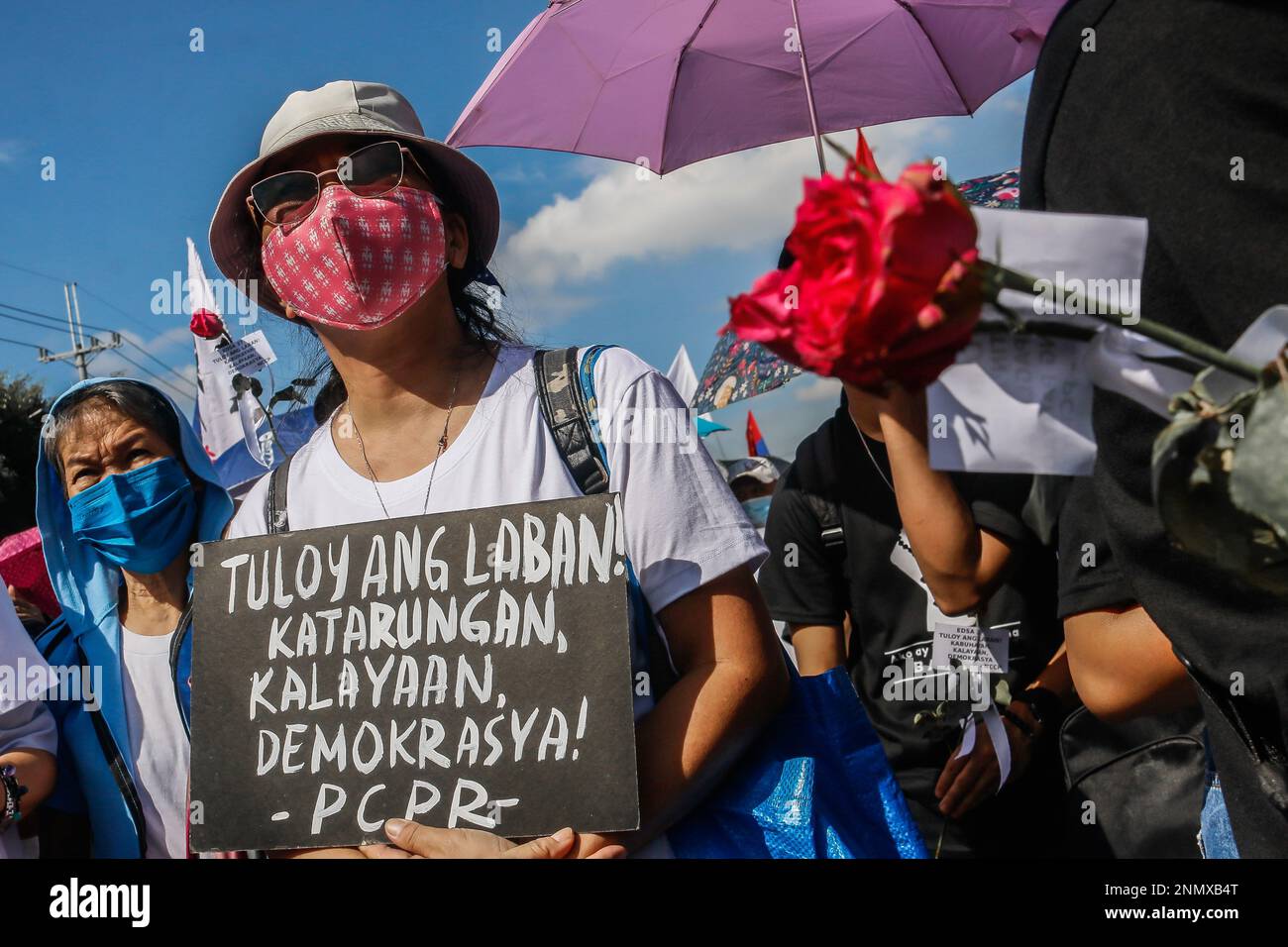Antipolo City, Rizal, Philippines. 25th Feb, 2023. Filipino activists ...