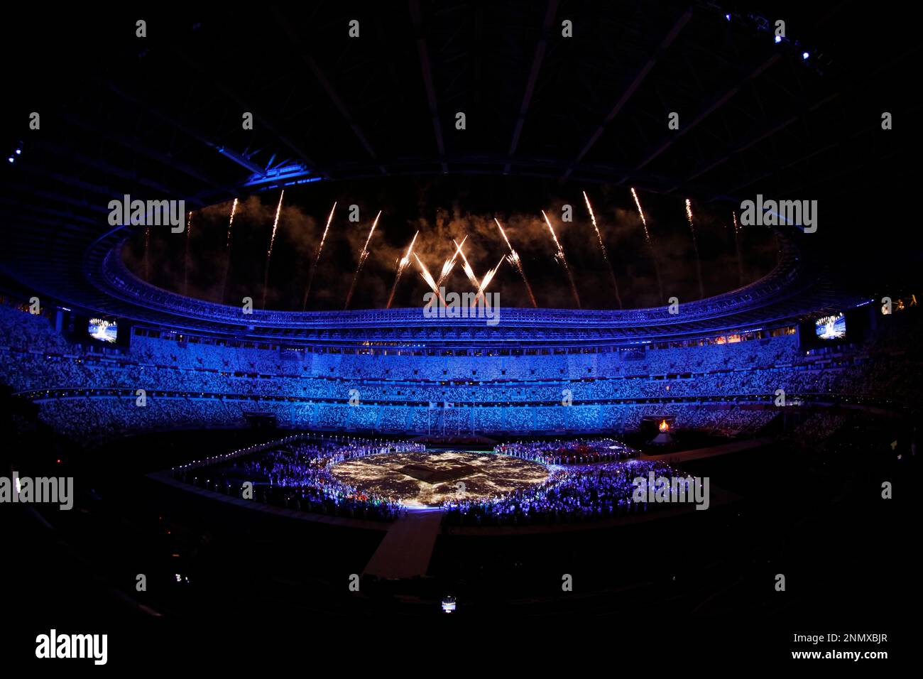 August 8, 2021, Tokyo, Kanto, Japan: Closing ceremony of the Tokyo 2020 ...