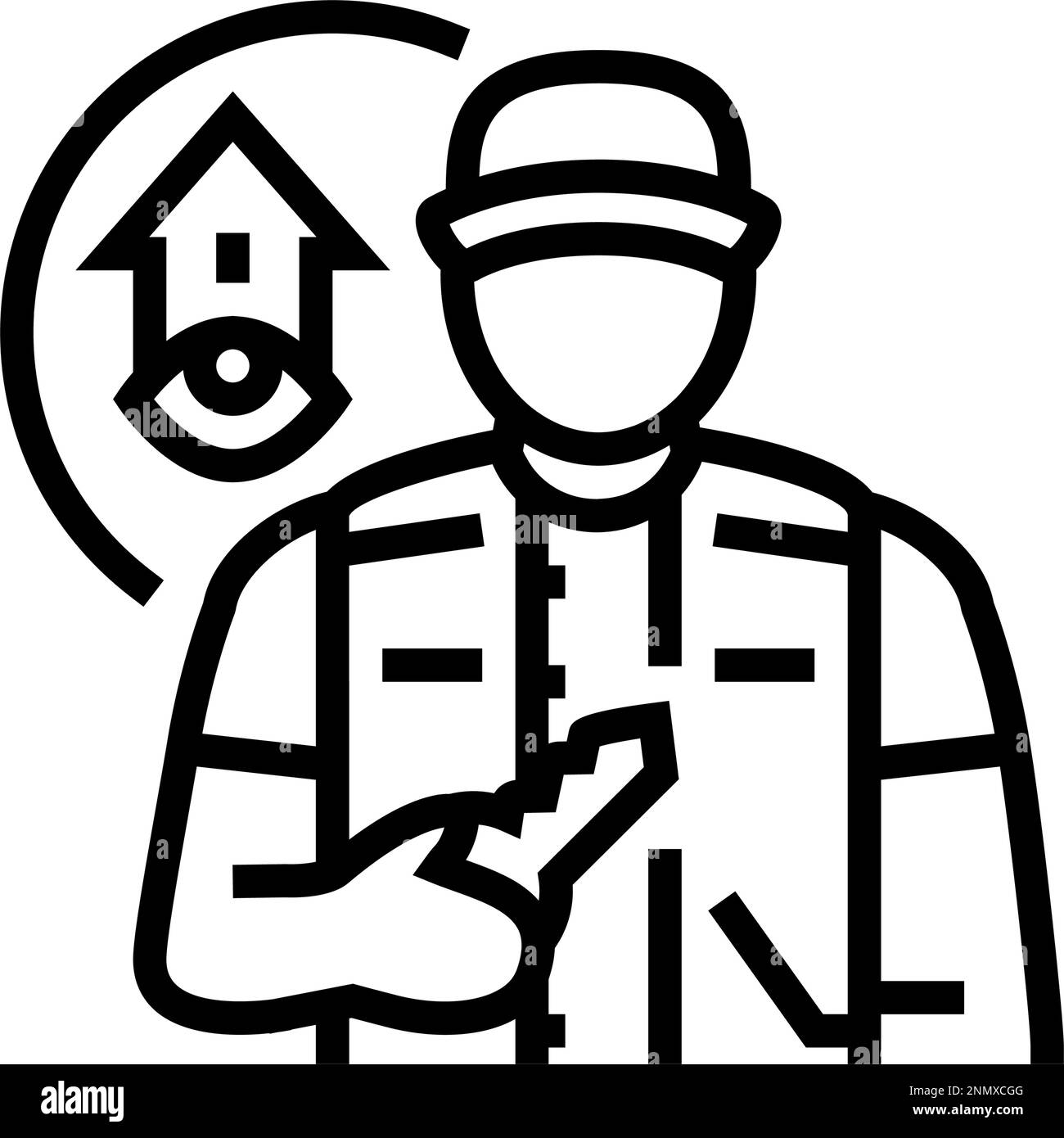 Caretaker sign Stock Vector Images - Alamy