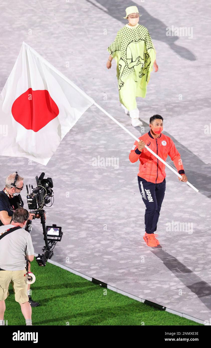 The closing ceremony of the Tokyo 2020 Olympic Games is held at ...