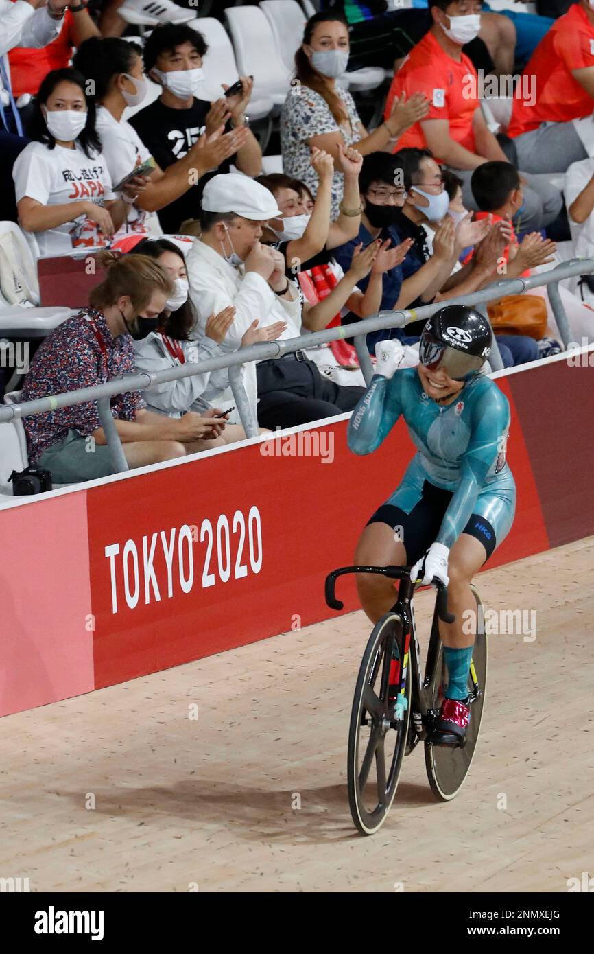 August 8, 2021, Tokyo, Kanto, Japan: Lee Wai Sze (HKG) celebrates ...