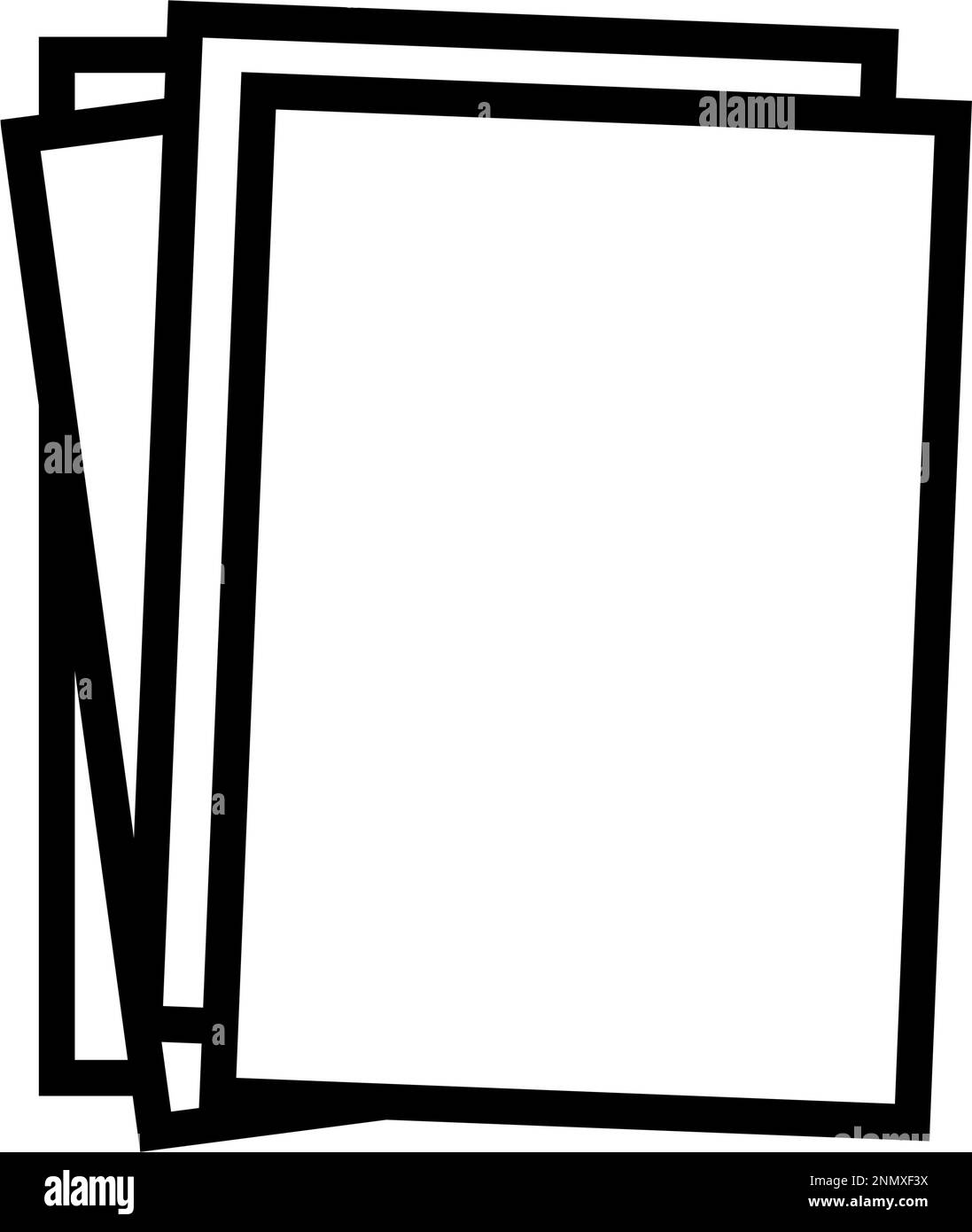 sheet document paper line icon vector illustration Stock Vector Image ...